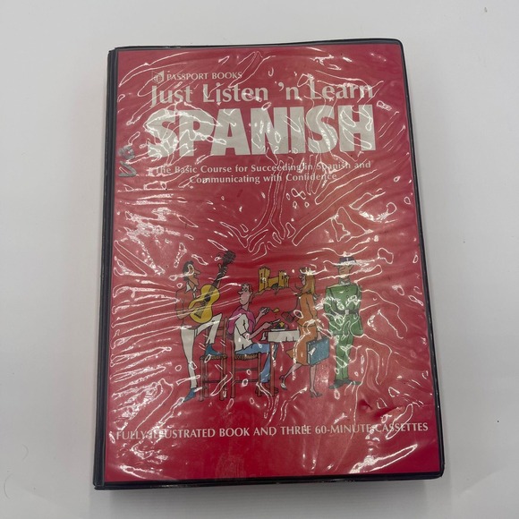 Passport Books | Toys | Just Listen N Learn Spanish Course Passport ...